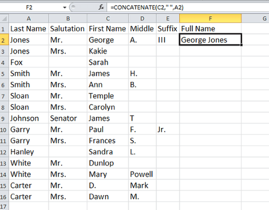 Data Cleanup - Sticking Stuff Together