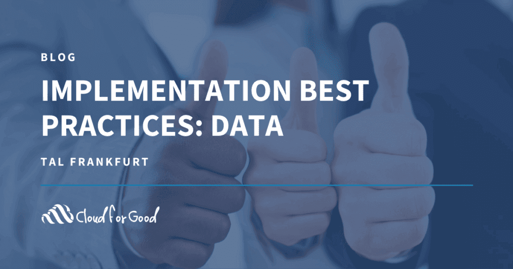Implementation Best Practices: Data