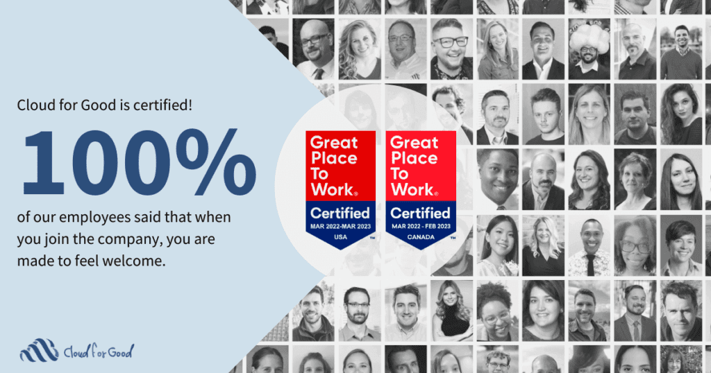 Cloud for Good Certified as Great Place to Work for the 8th Year in A Row - Cloud for Good
