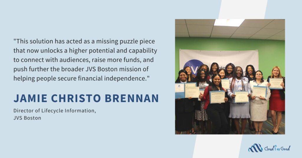 Using Marketing Technology to Empower the Undervalued with JVS Boston - Cloud for Good