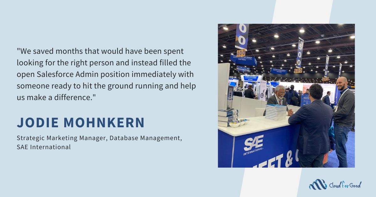 How SAE International Built Its Salesforce Team with Talent for Good ...